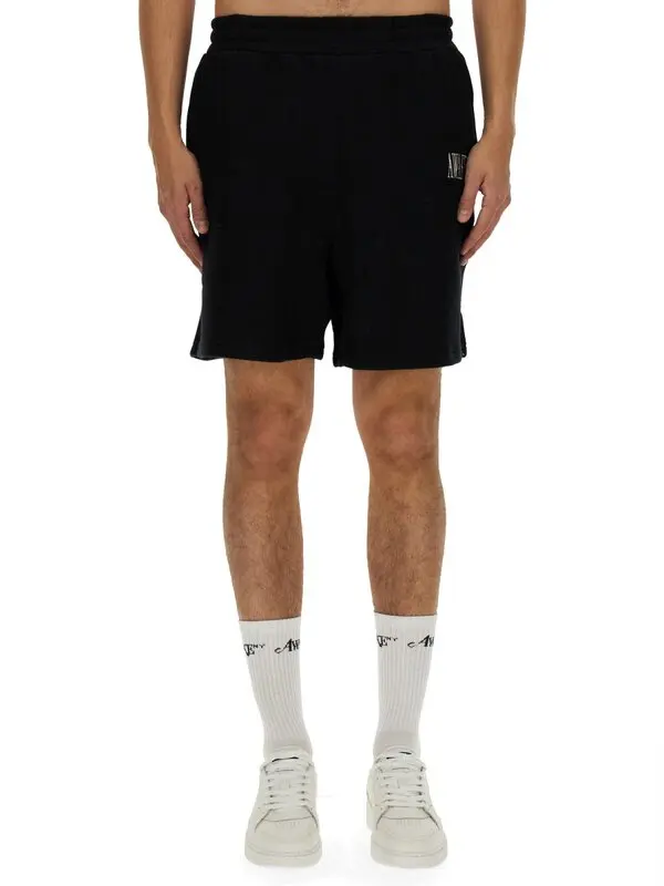 AWAKE NY Bermuda With Logo - Black
