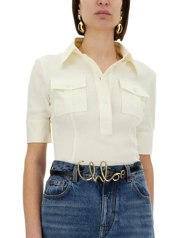 Chloé Slim Fit Polo