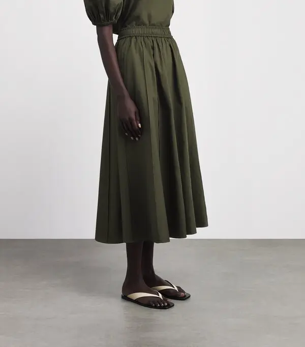 JOSEPH Cotton Sateen Manar Skirt