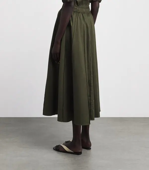 JOSEPH Cotton Sateen Manar Skirt