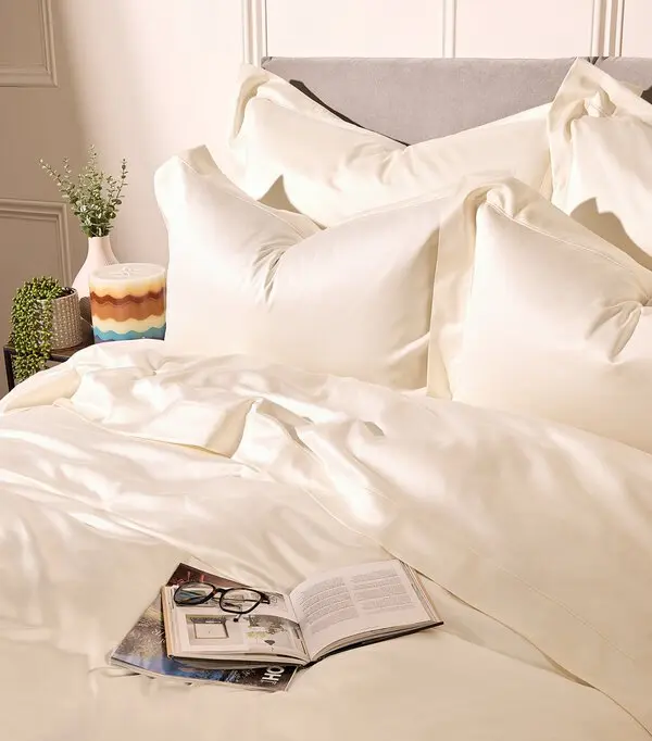CELSO DE LEMOS Bourdon King Pillowcase - Ivory