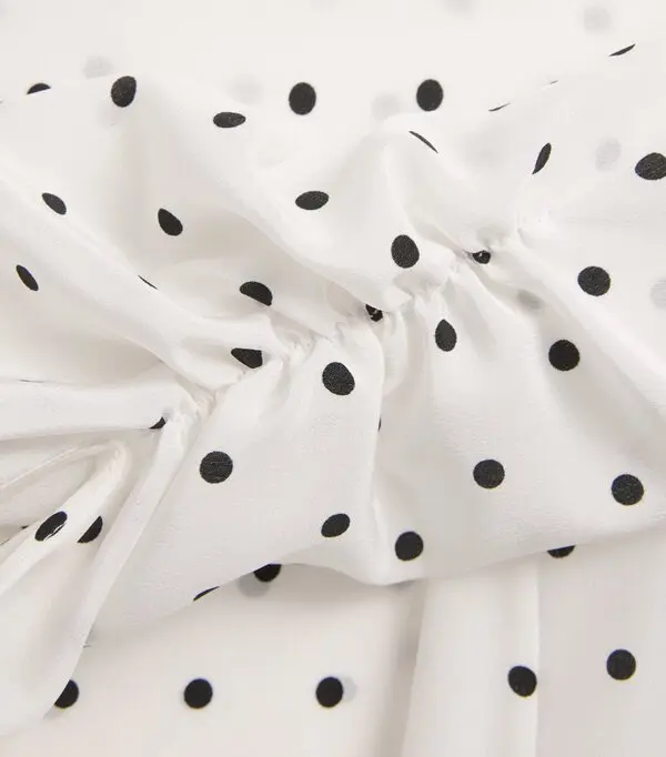 Carolina Herrera Silk Polka-dot Blouse