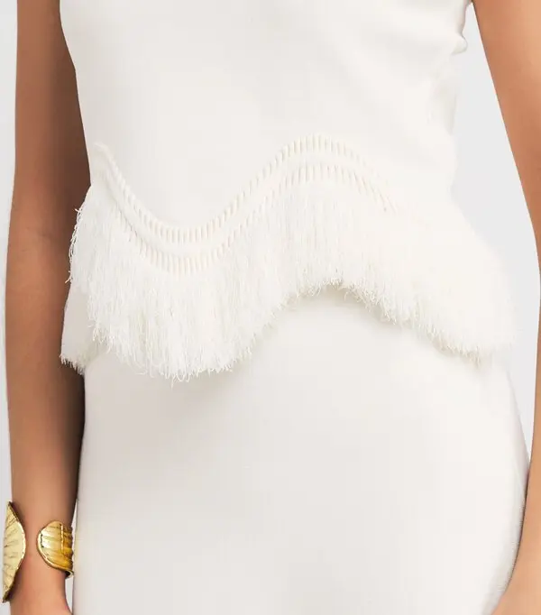 Ulla Johnson Knit Fringe-trim Top
