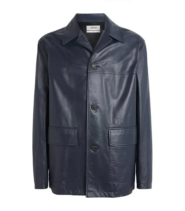 SYSTEM Leather Jacket