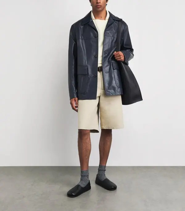 SYSTEM Leather Jacket
