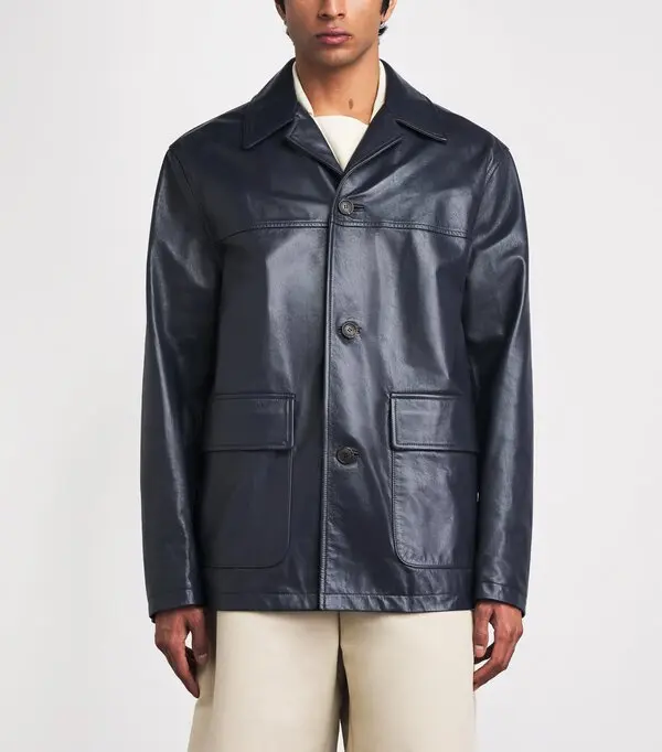 SYSTEM Leather Jacket