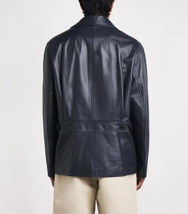 SYSTEM Leather Jacket