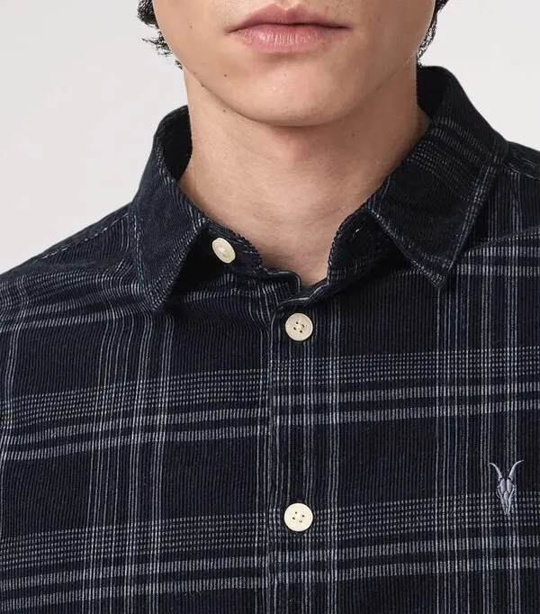 ALLSAINTS Organic Cotton Check Rockley Shirt