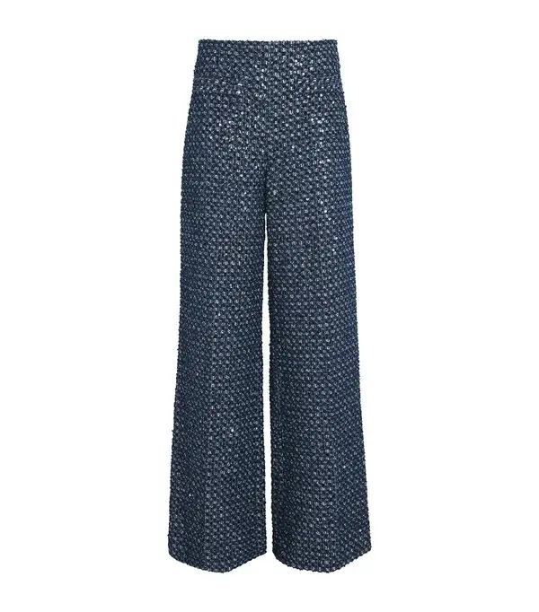 Sandro Sequinned Tailored Trousers