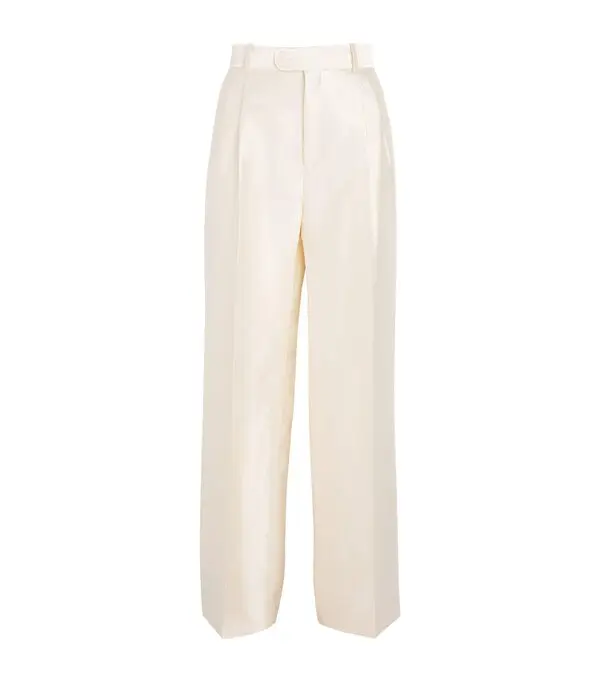 Sandro Satin Tailored Trousers