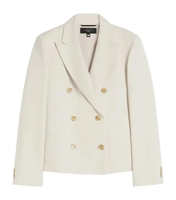 Max Mara Double-breasted Blazer - Beige
