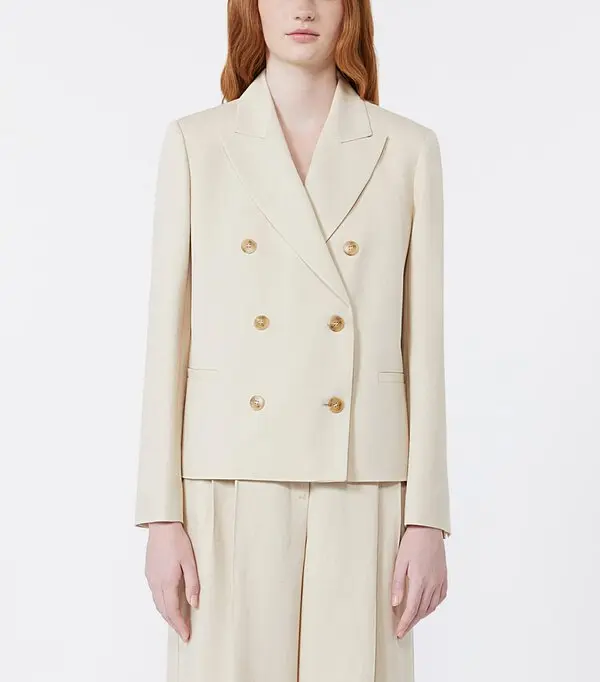 Max Mara Double-breasted Blazer - Beige