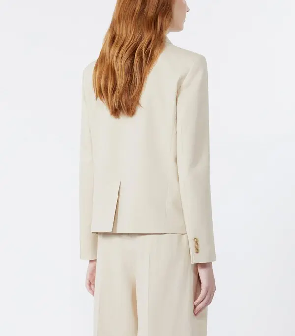 Max Mara Double-breasted Blazer - Beige