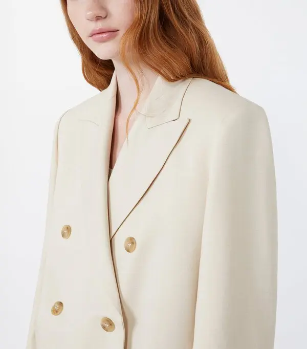 Max Mara Double-breasted Blazer - Beige