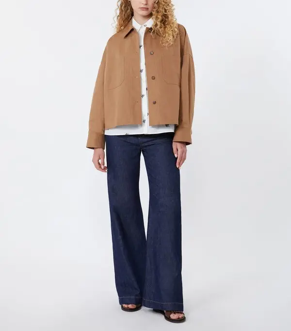 Max Mara Poplin Embroidered Shirt