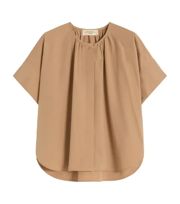 Max Mara Cotton Poplin Blouse