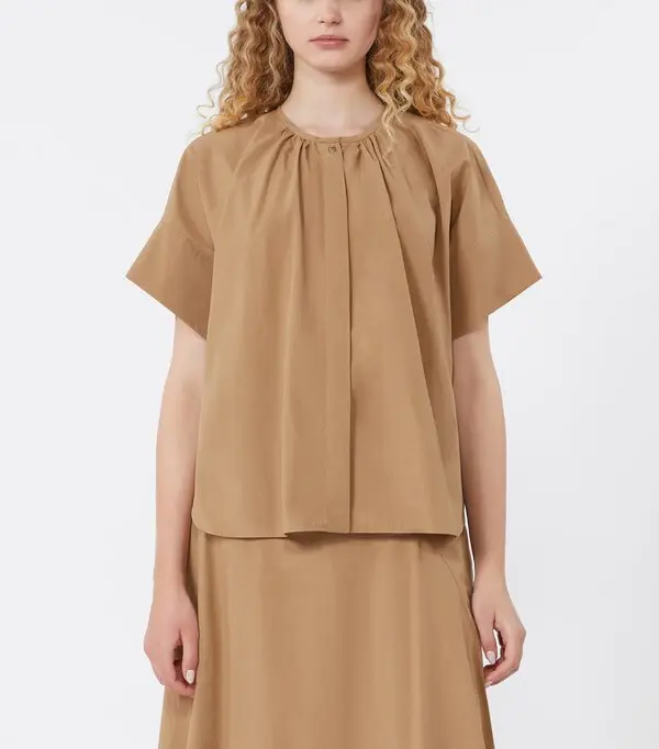 Max Mara Cotton Poplin Blouse