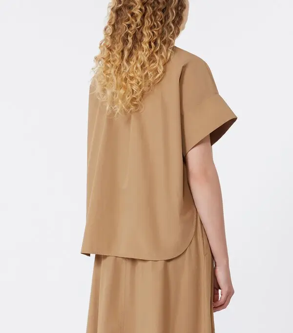 Max Mara Cotton Poplin Blouse