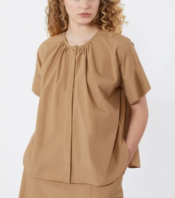 Max Mara Cotton Poplin Blouse