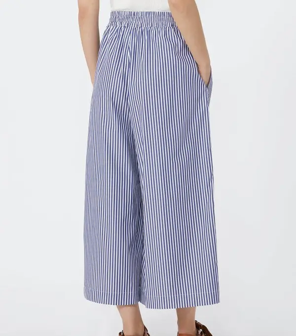 Max Mara Stripe Wide-leg Trousers