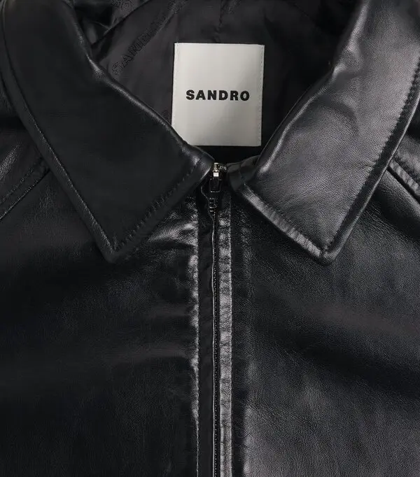 Sandro Leather Jacket