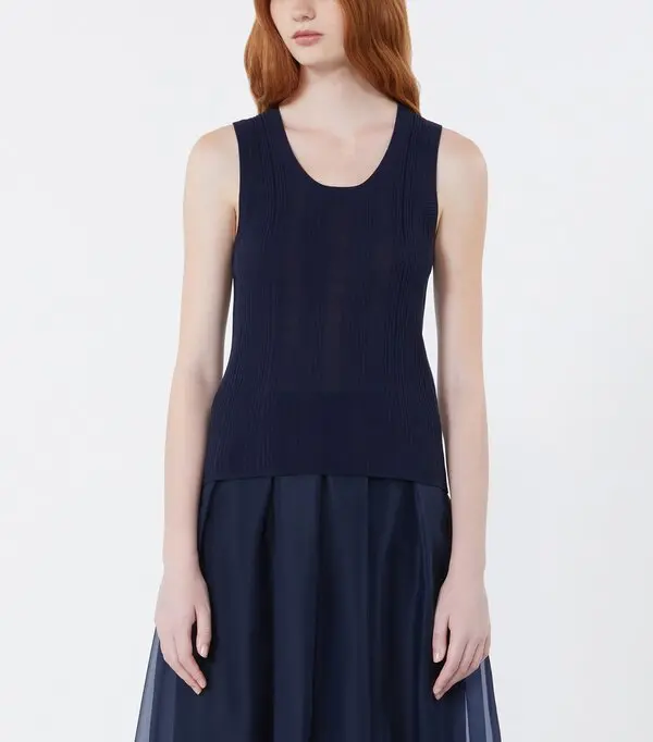 Max Mara Rib-knit Tank Top