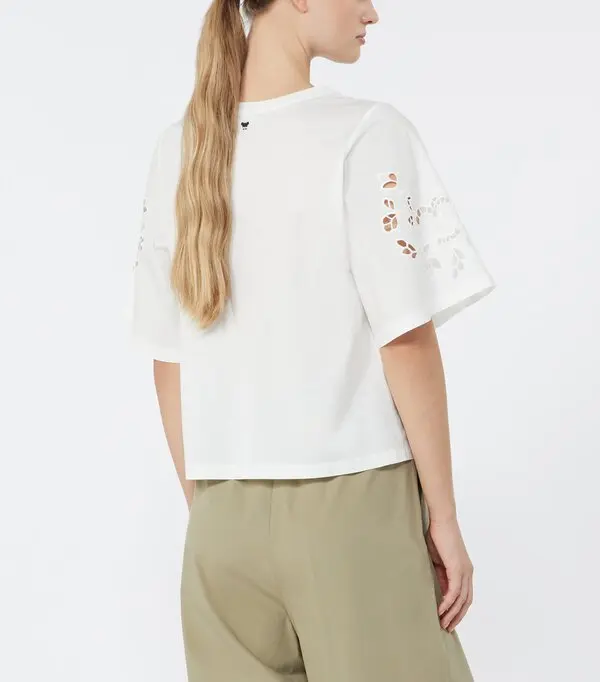 Max Mara Cotton Broderie Anglaise T-shirt
