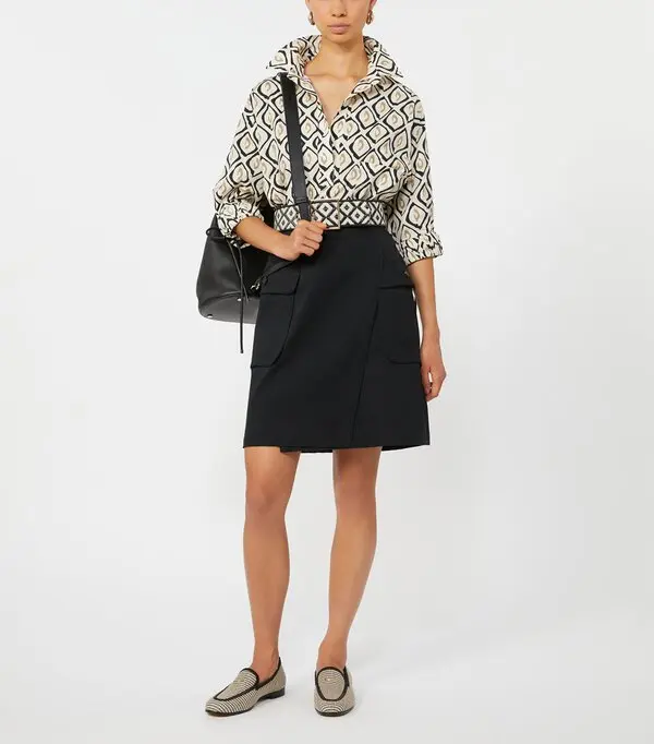 Max Mara Cotton Poplin Printed Shirt
