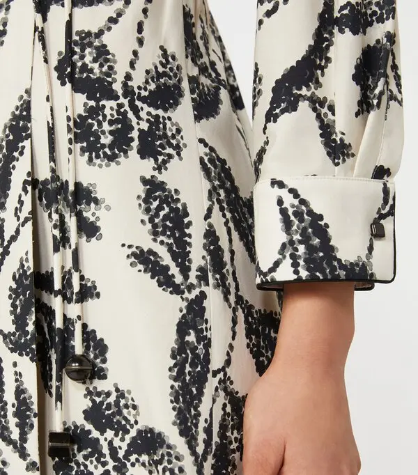 Max Mara Cotton Poplin Printed Midi Dress