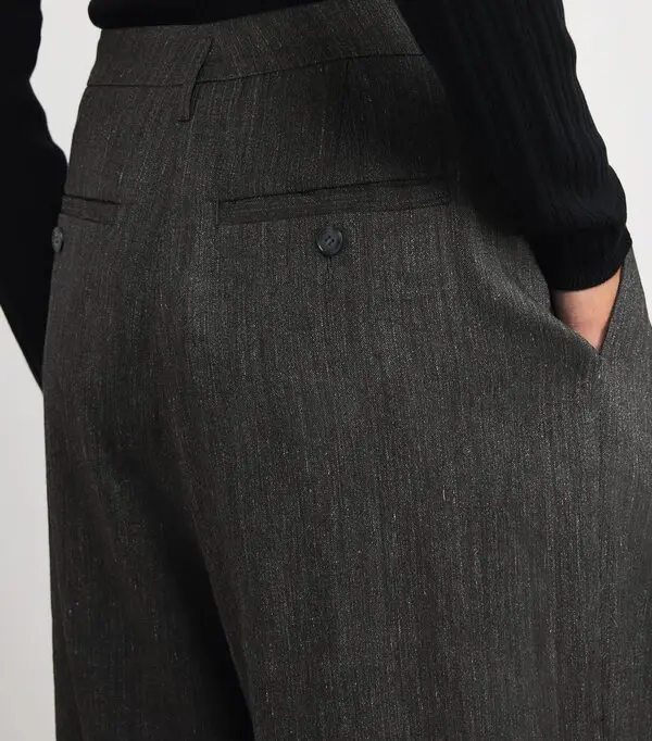 HERSKIND Bowie Relaxed Pleated Trousers