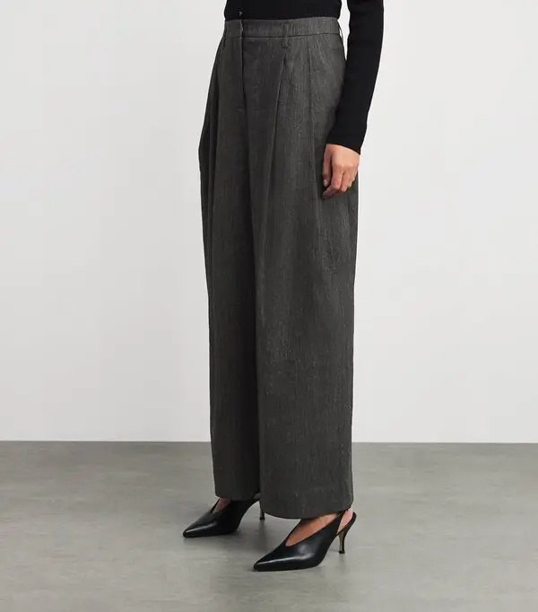 HERSKIND Bowie Relaxed Pleated Trousers