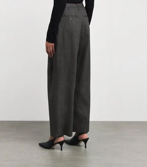HERSKIND Bowie Relaxed Pleated Trousers