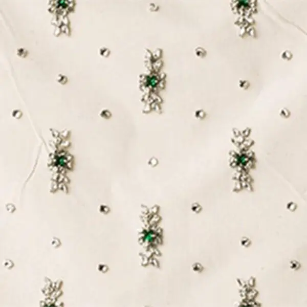Miu Miu Cotton Embellished Mini Skirt