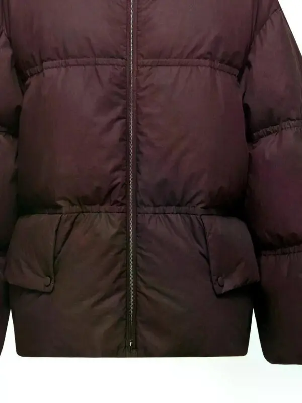 Moncler Funnel-neck Pocket Jacket - Brown
