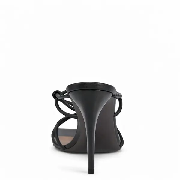 GIUSEPPE ZANOTTI Gz Key 90 Leather Mules - Black
