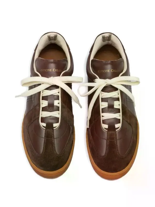 Officine Creative Militia 102 Leather Sneakers - Brown