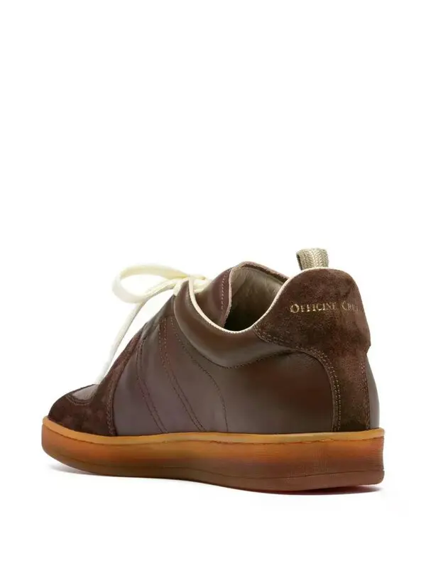 Officine Creative Militia 102 Leather Sneakers - Brown