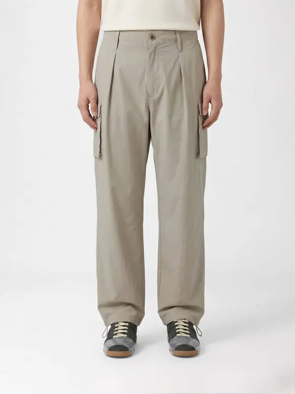 MAISON MARGIELA Cotton Blend Cargo Trousers - Brown