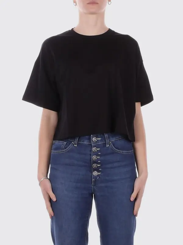 DONDUP Jersey Crewneck T-shirt - Black