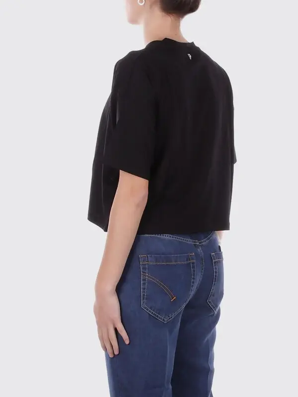 DONDUP Jersey Crewneck T-shirt - Black