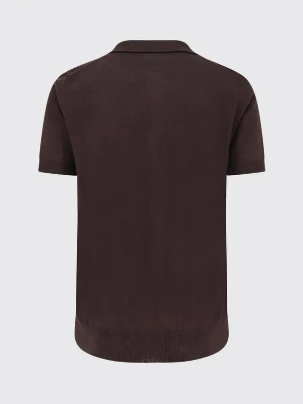 TOM FORD Cotton And Silk Knit Polo Shirt