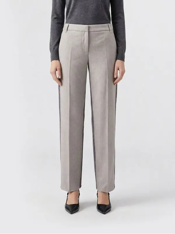 Stella McCartney Wool And Denim Tailored Trousers