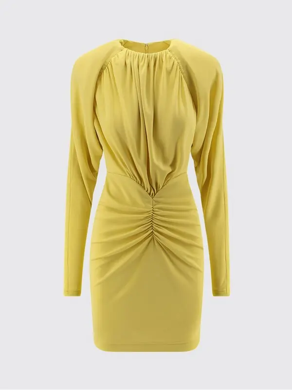 Stella McCartney Ruched Mini Dress - Yellow