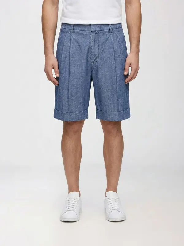 Valentino Garavani Cotton Chino Shorts - Gnawed Blue