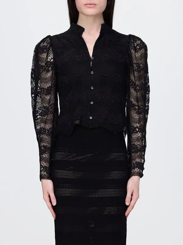 TWINSET Lace Blazer - Black