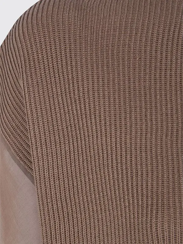 Brunello Cucinelli Cotton Knit Top - Brown