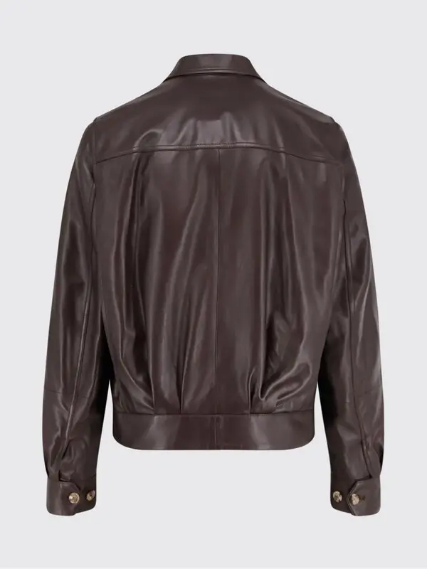 Brunello Cucinelli Leather Jacket - Red