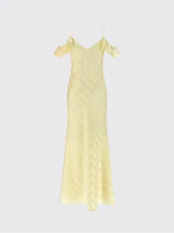 SELF-PORTRAIT Polyester Regimental Stripe Maxi Dress