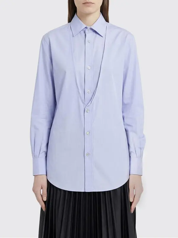 MAISON MARGIELA Cotton Shirt - Blue