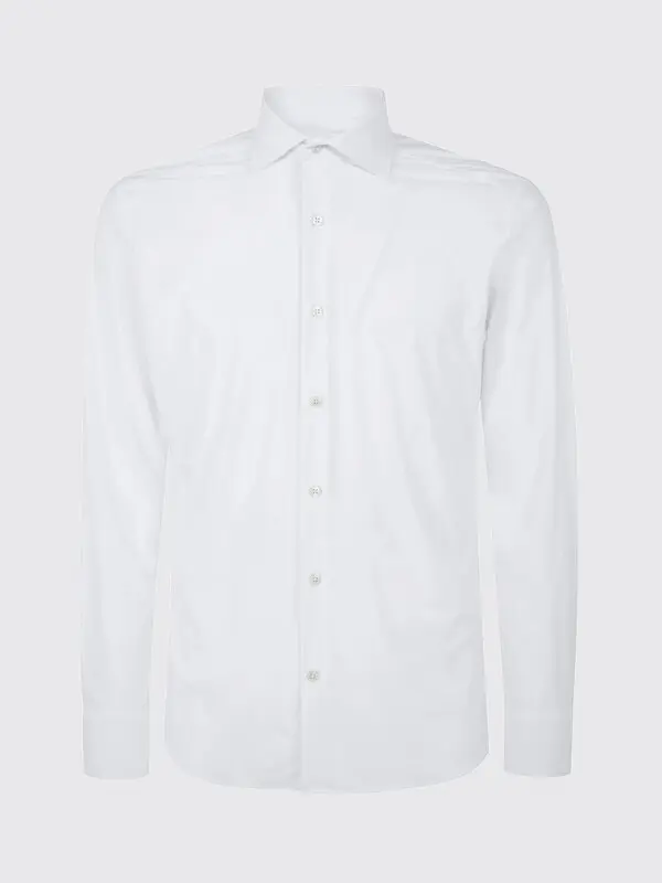 TINTORIA MATTEI 954 Classic Twill Shirt - White